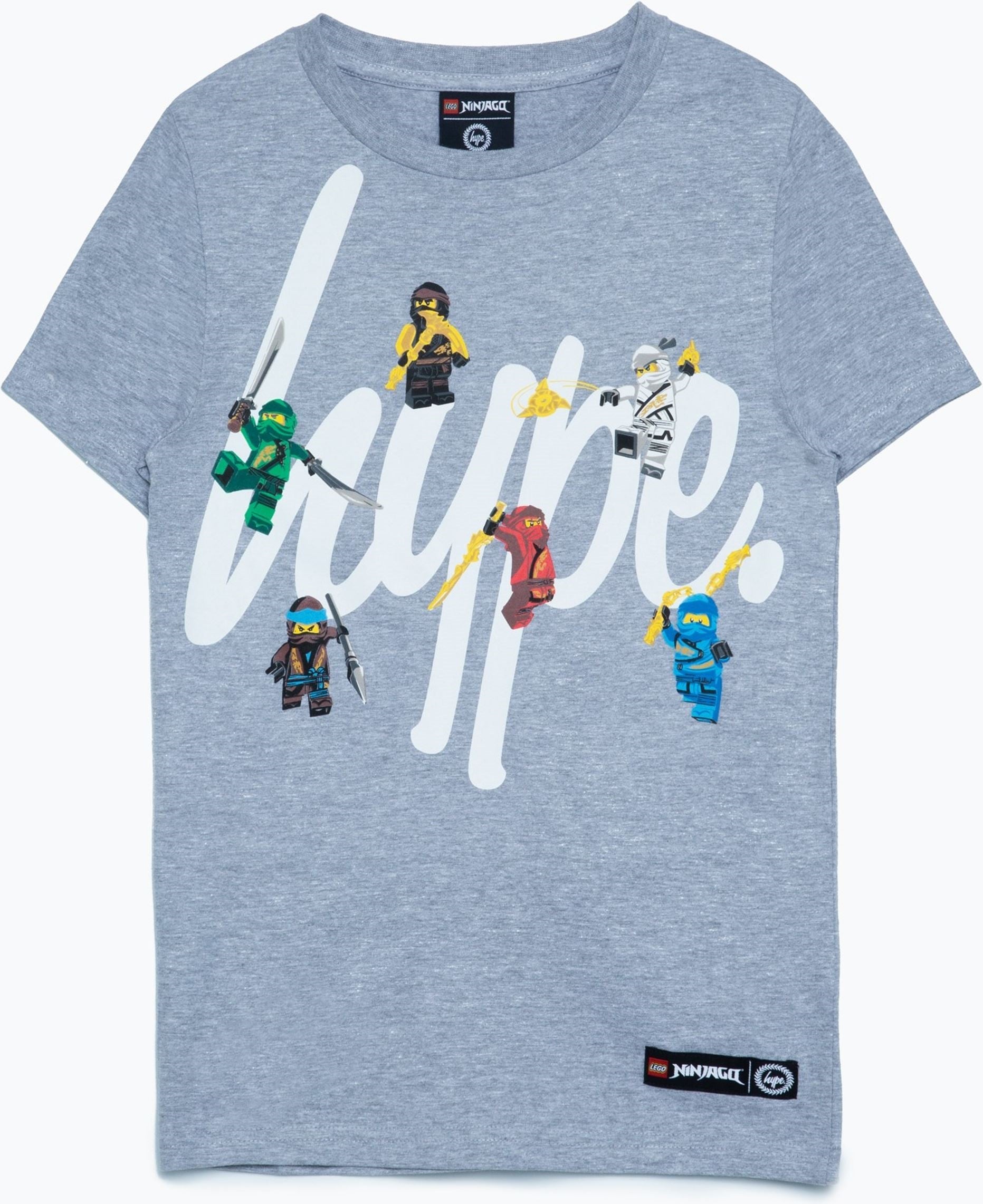 HYPE X LEGO NINJAGO Gray Squad Script Adults' T-Shirt 5006235 | LEGO ...