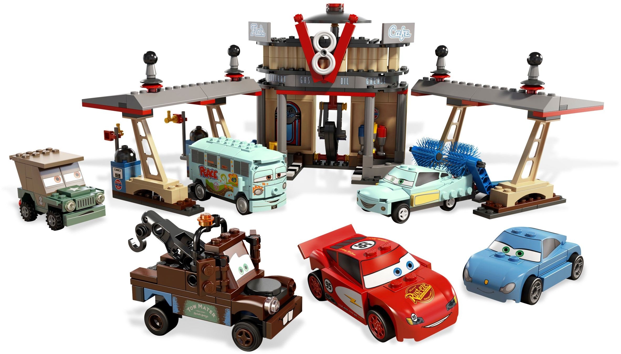Flo's V8 Cafe 8487 | LEGO – alab.toys